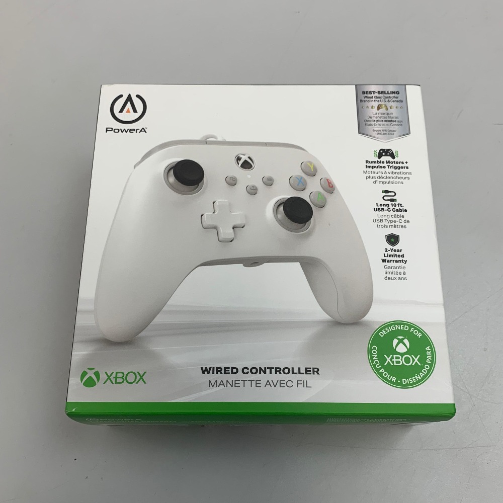New PowerA Wired Controller for Xbox Series X|S - White New - Own4Less
